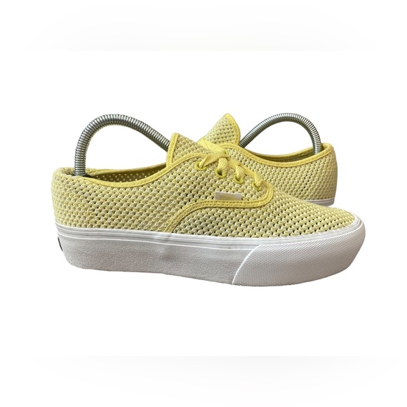 Vans | Shoes | Vans Era Stacked Platform Chunky Yellow Mesh Lace Up Low ...
